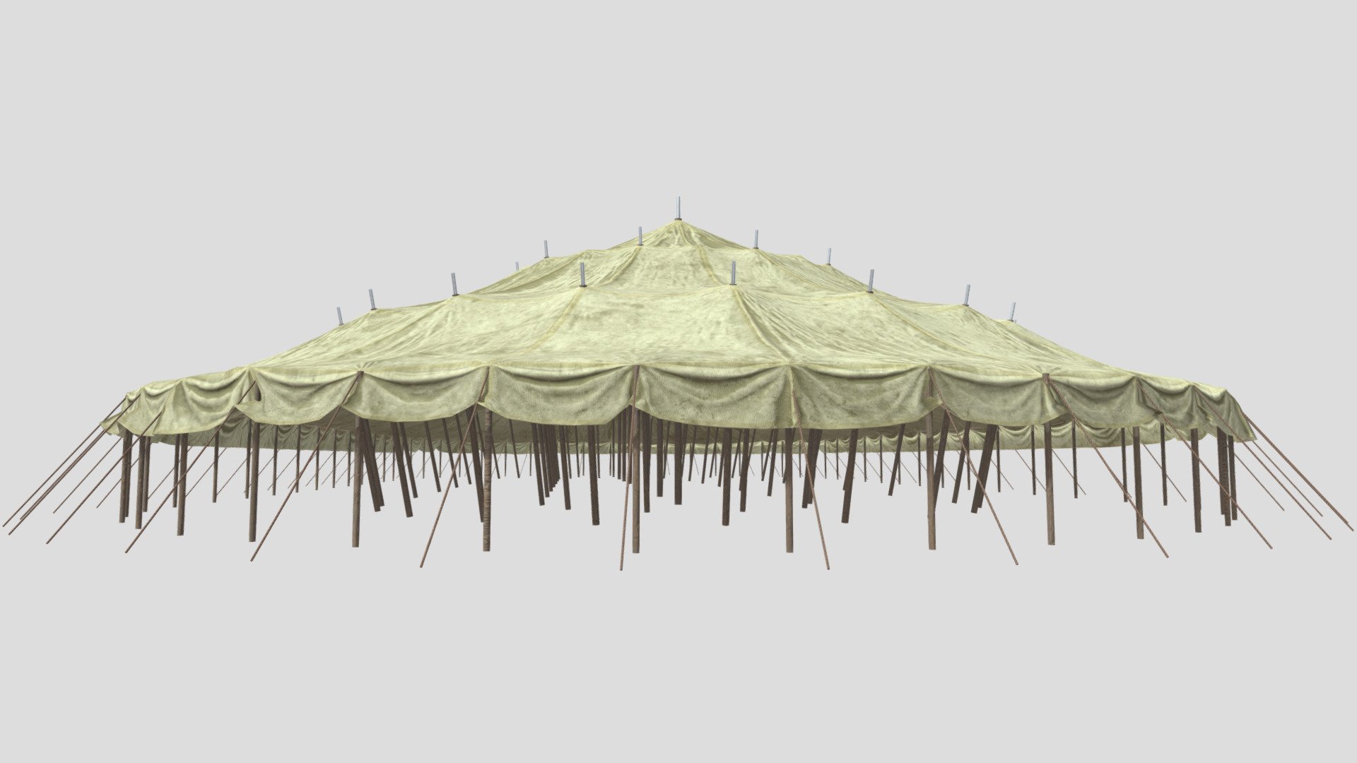 Ringling Bros and Barnum & Bailey Main Tent 1945 - 3D model by Devin ...