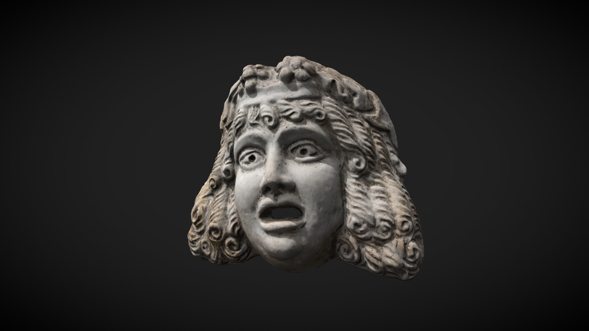Roman mask model - 3D model by Brian Donovan (@briandonovan) [fe7379f ...