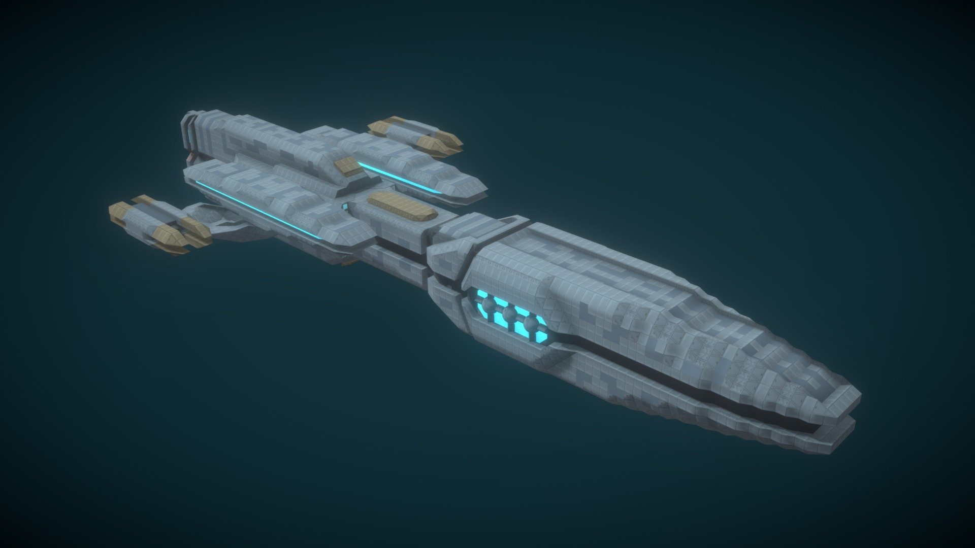 Andorian Kumari-class battlecruiser [Star Trek] - Download Free 3D ...