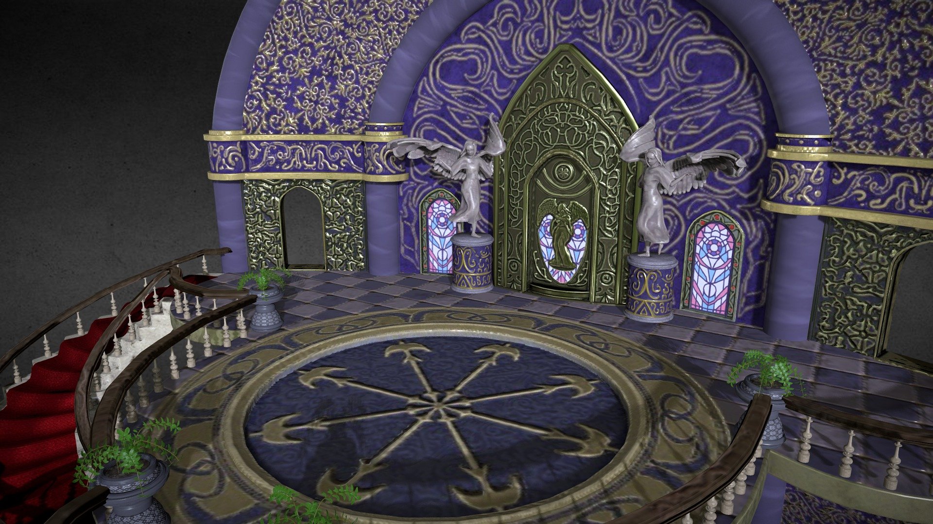 Scene Based on Final Fantasy Concept - 3D model by ThirstyNerd [fe74a45 ...