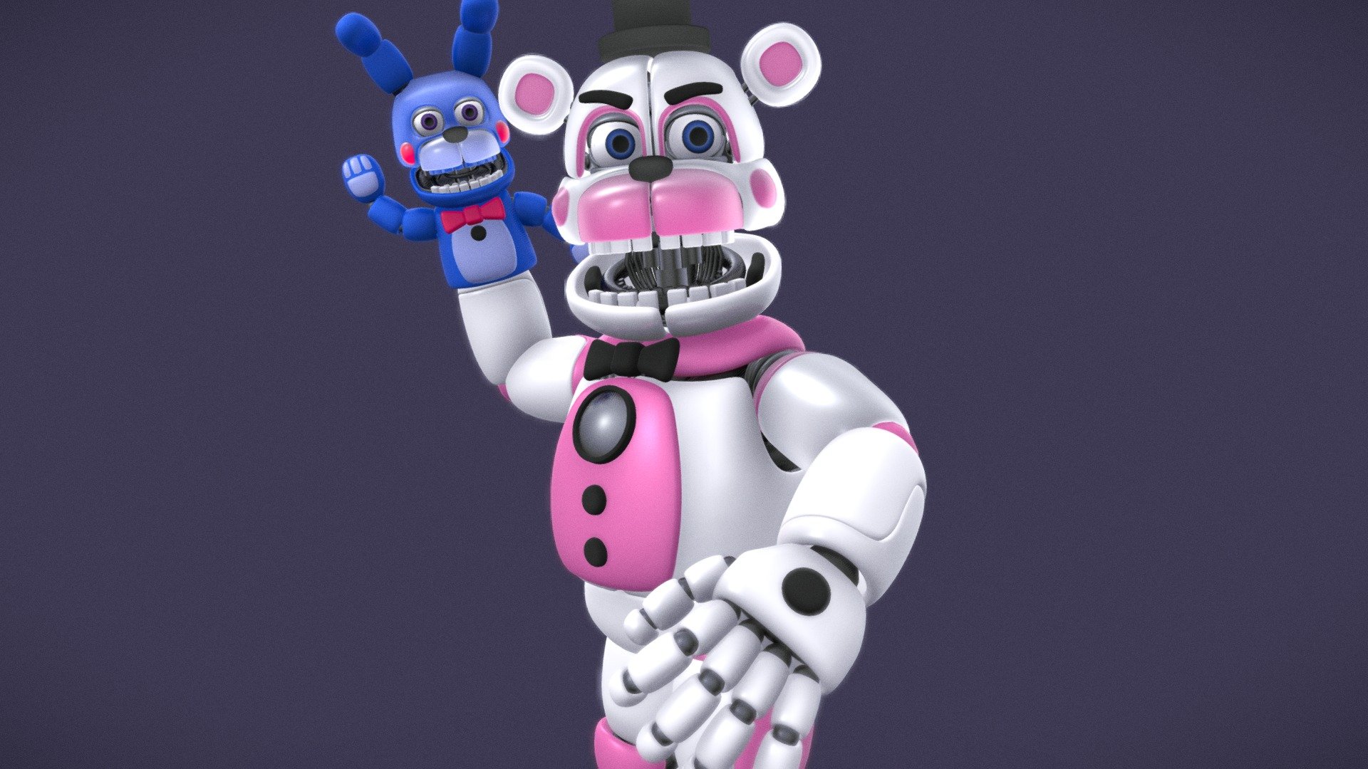 Funtime Freddy - Original detailed 3D model - 3D model by 3dmlab ...