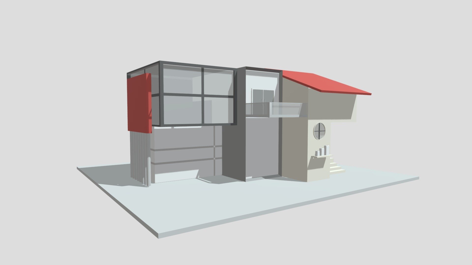 Modern Home - Download Free 3D model by pedroramos [fe787de] - Sketchfab