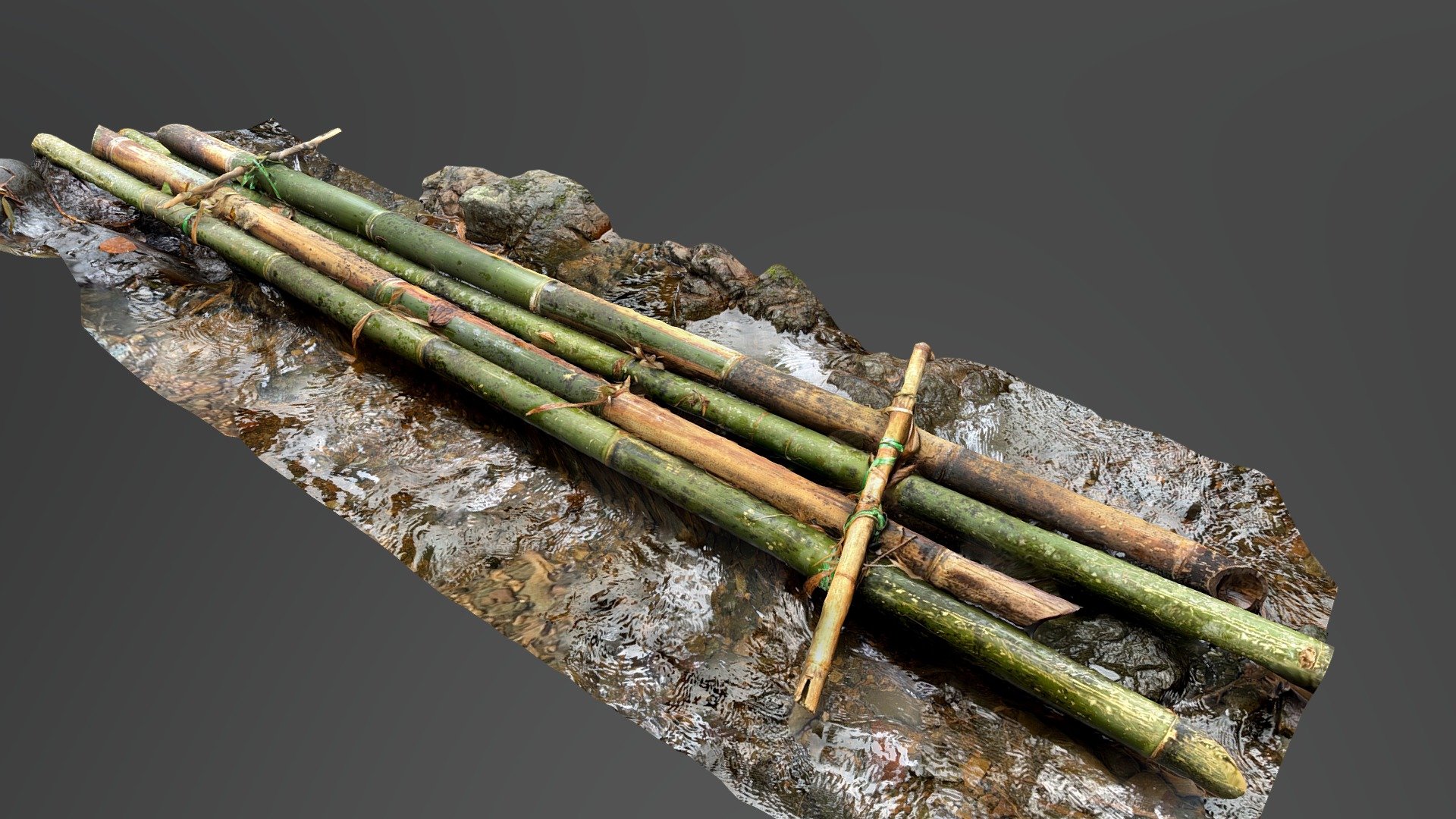 Bamboo Raft (Scaniverse) - Download Free 3D model by JFN (@db4 ...