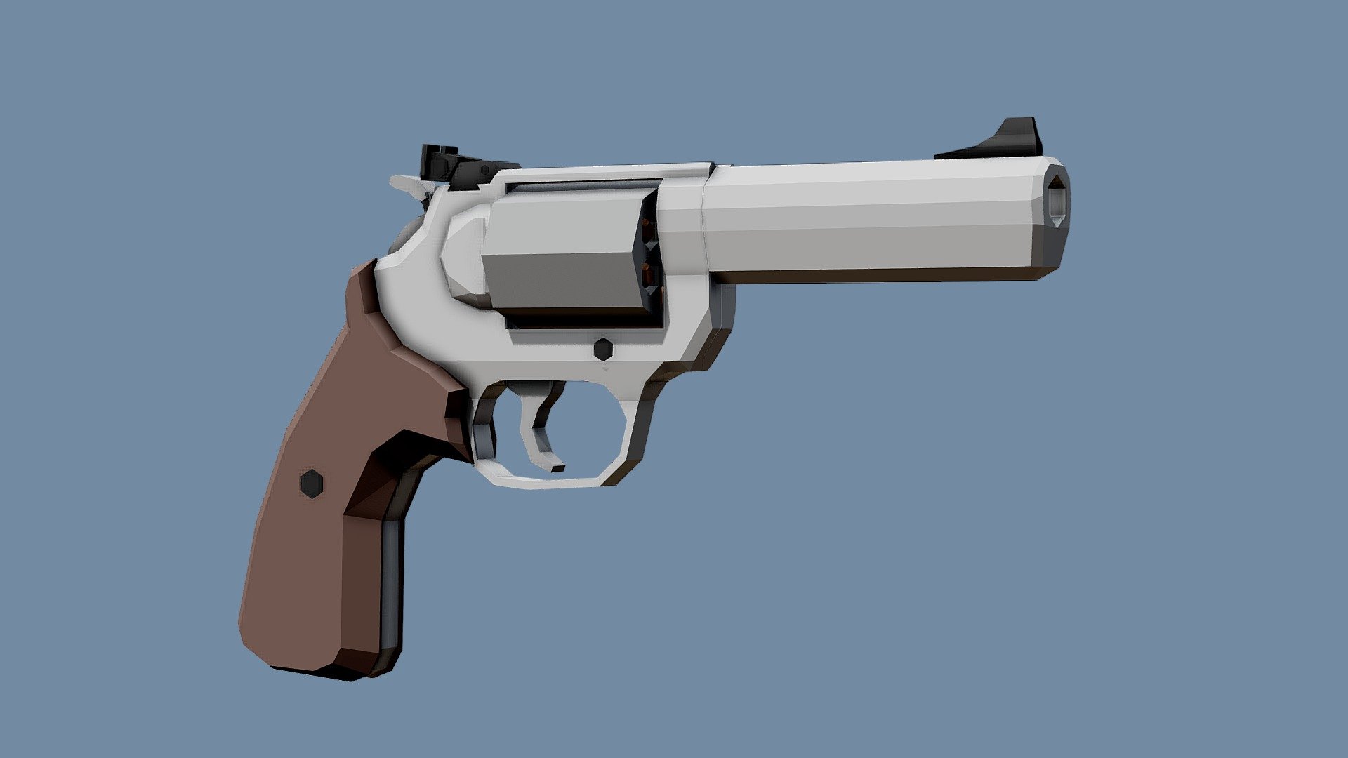 Low-Poly Kimber K6S - Download Free 3D model by TastyTony [fe79d4a] - Sketchfab