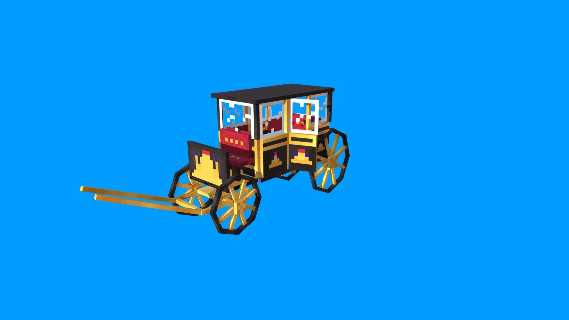 carriage Minecraft Model - Download Free 3D model by Tavbla Design ...