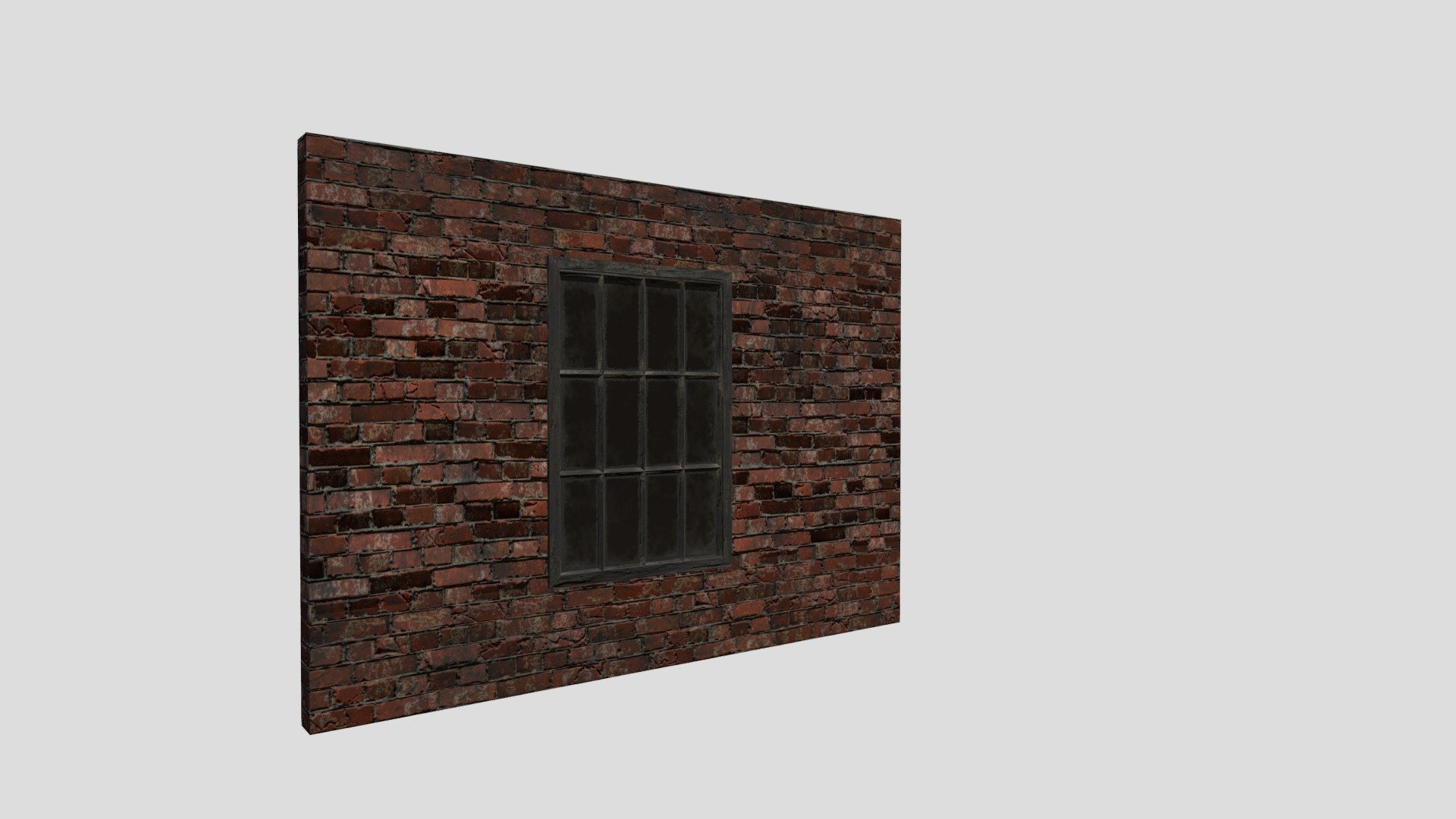 Wall section & 4 x 3 window - Buy Royalty Free 3D model by Stoo ...