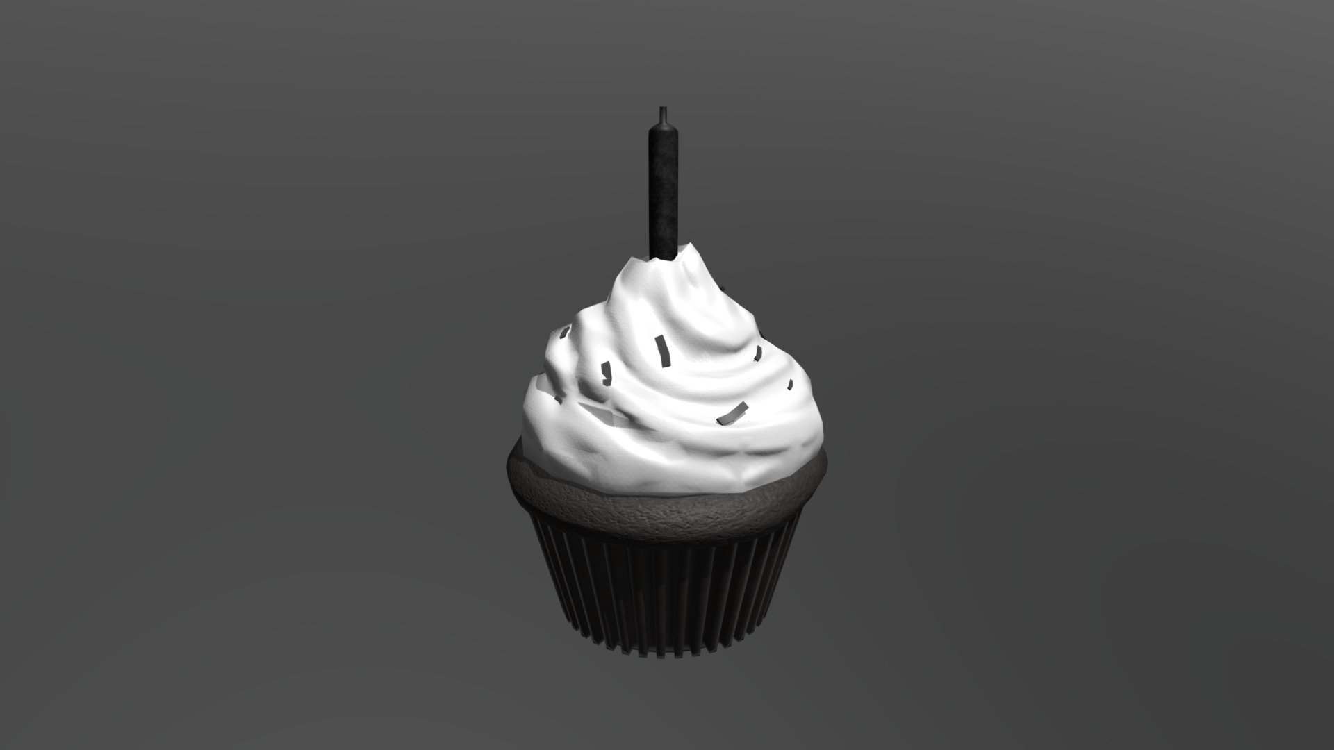 Dark Cupcake - 3D model by Dami3d [fe7c4fb] - Sketchfab