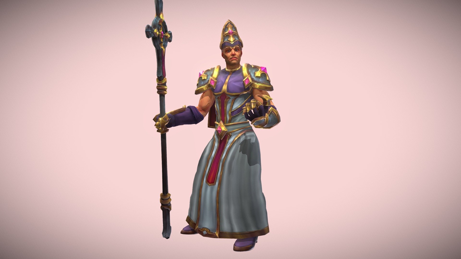 Stylized Human Male Cleric(Outfit) - 3D model by N-hance Studio ...