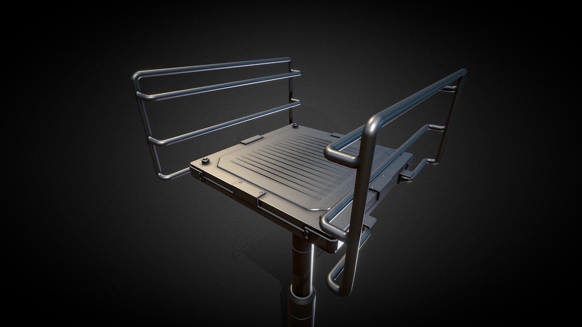 3D Sci-Fi Elevator Platform - High Poly - Buy Royalty Free 3D model by ...