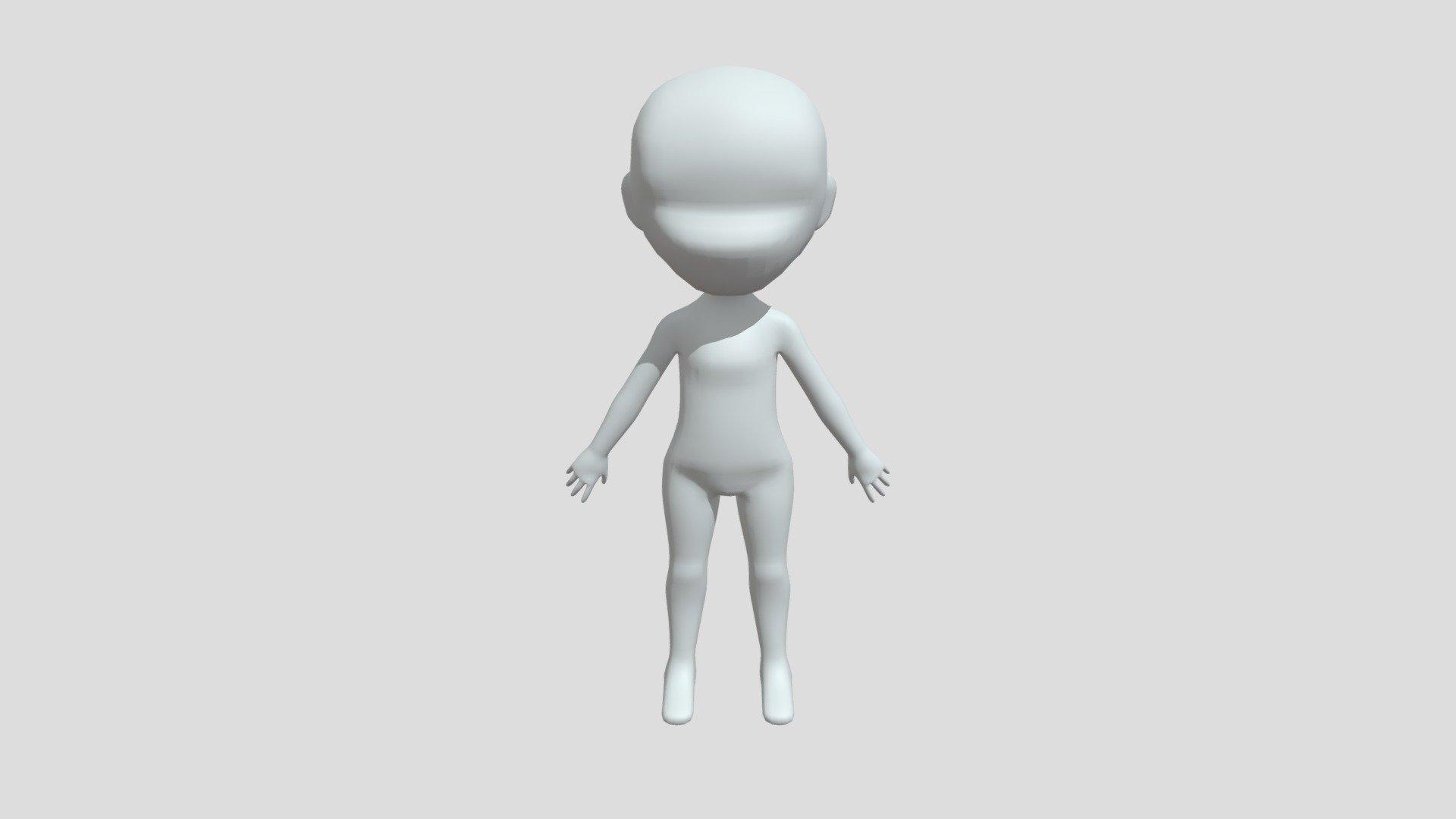 Chibi Female Base - 3D model by JNULA (@jacklynkollie) [fe7ff79 ...