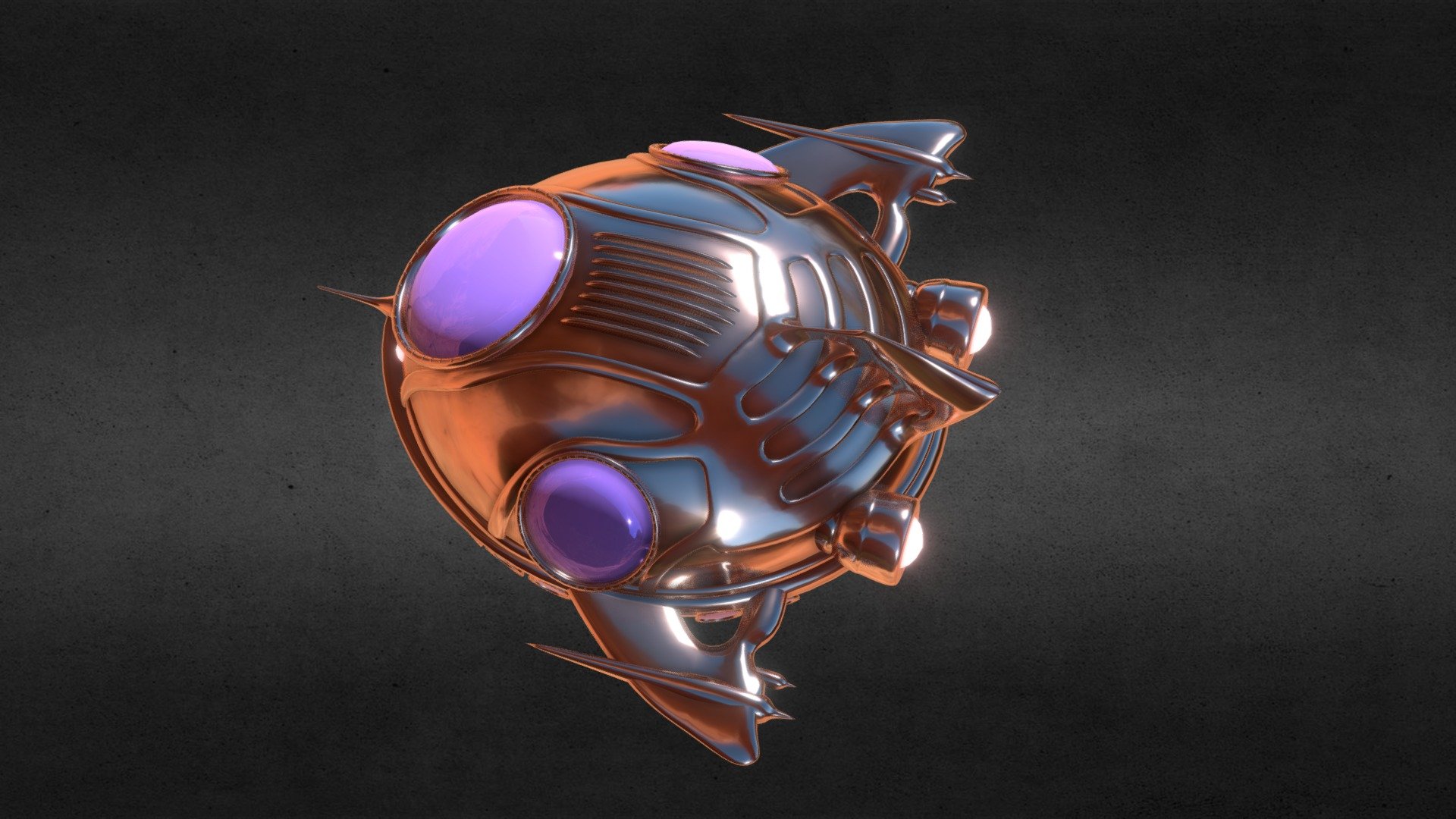 Fantasy spaceship (original concept) - Buy Royalty Free 3D model by ...