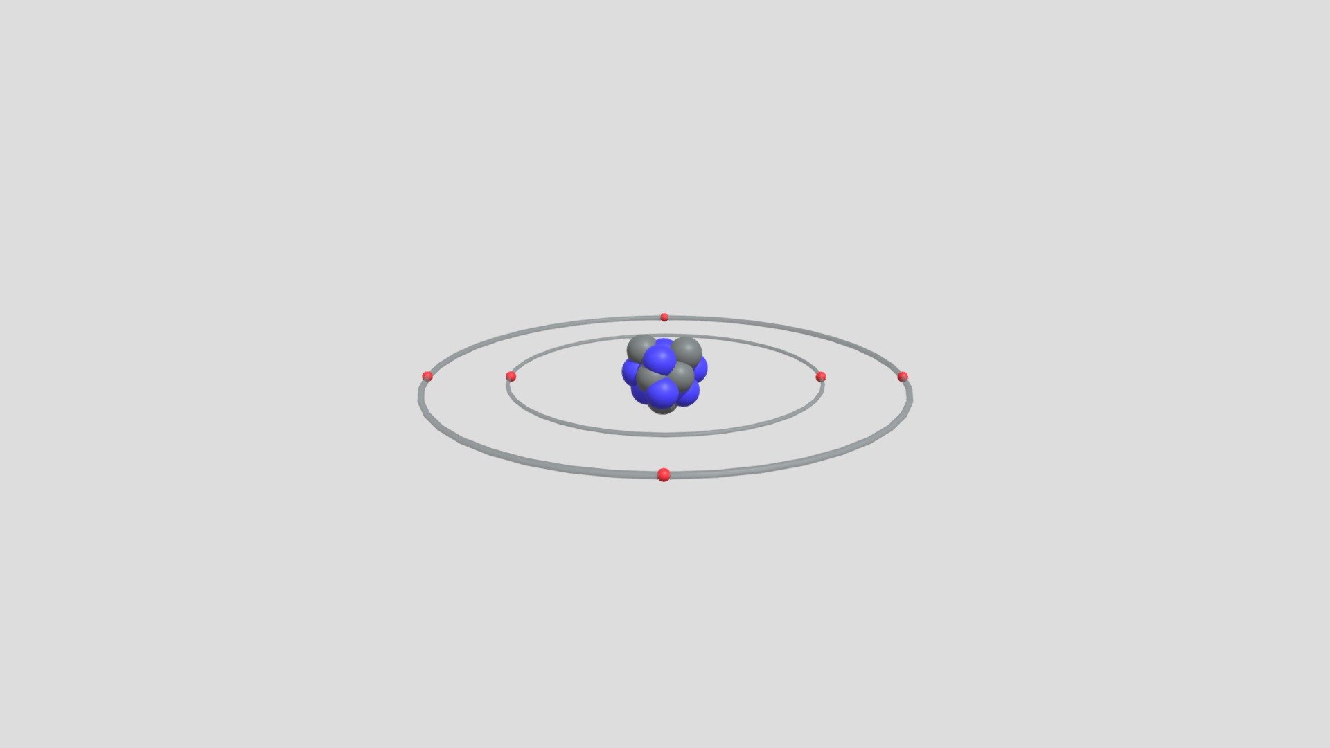 Carbon atom model - Download Free 3D model by buibanth [fe80868 ...