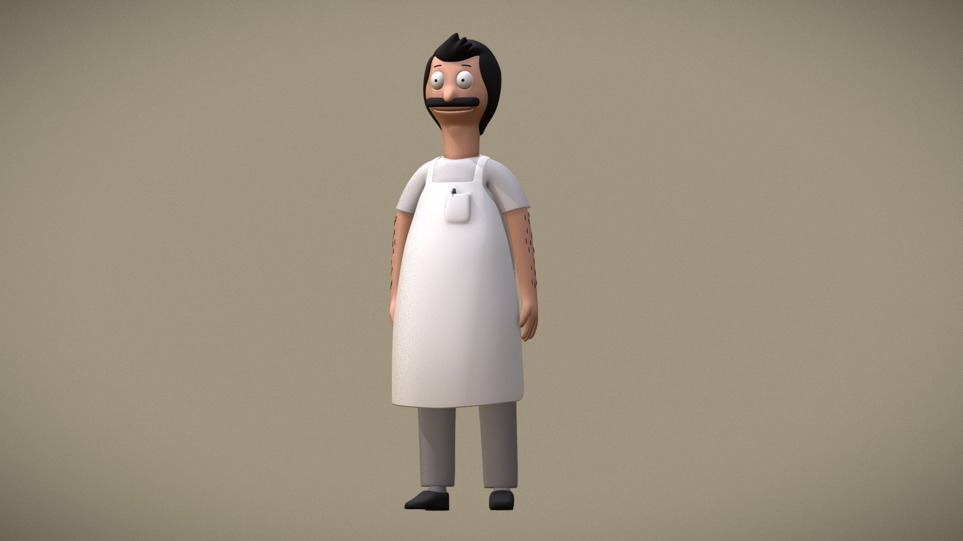 Bob Belcher - 3D model by arturo11 [fe80cc6] - Sketchfab