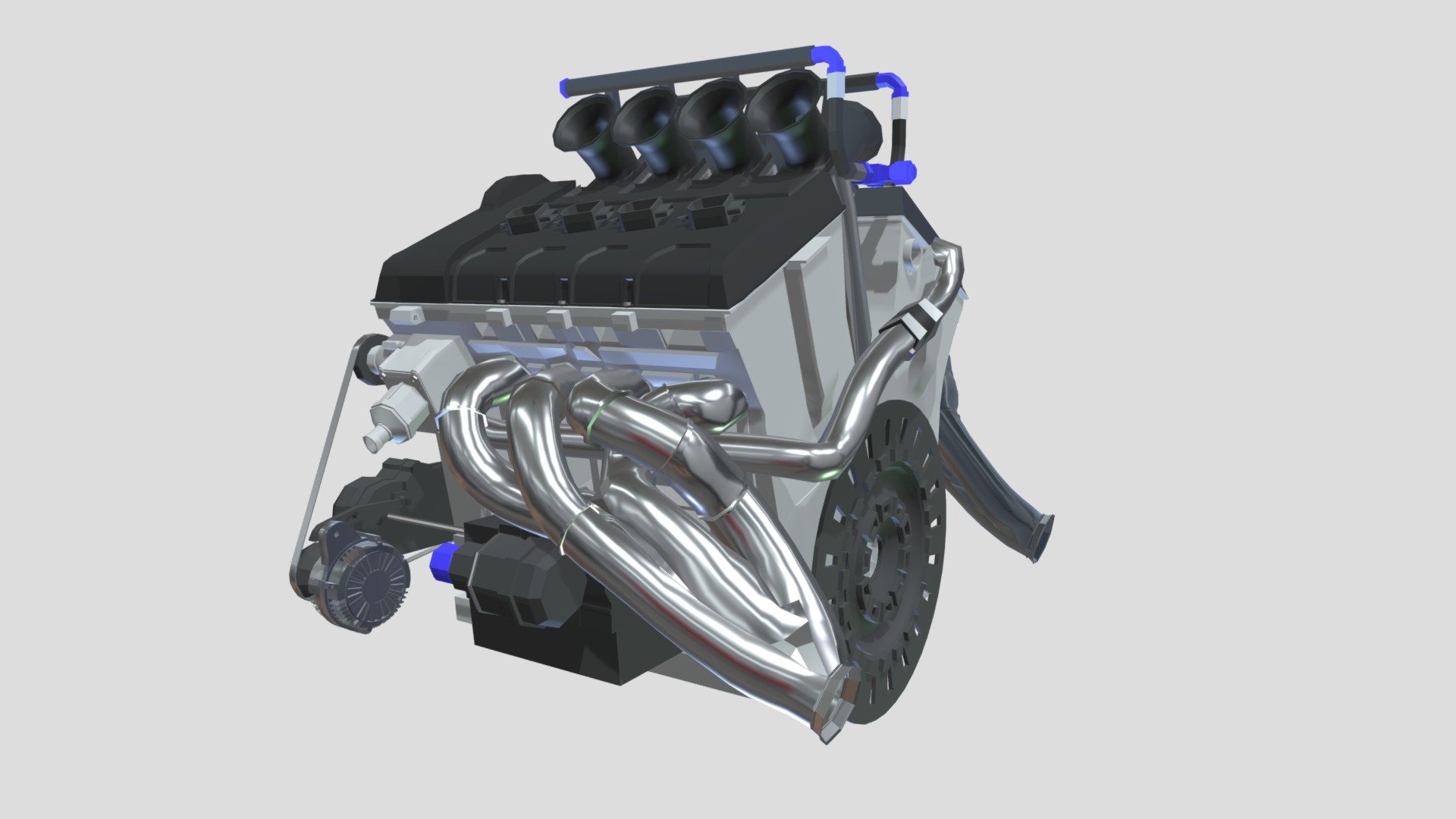 V8 Engine - 3D model by jacquijoy [fe80e45] - Sketchfab