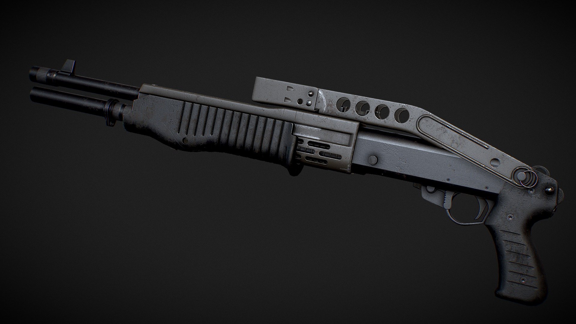 Franchi Spas 12 - Buy Royalty Free 3D model by GameWeapons [fe82741 ...