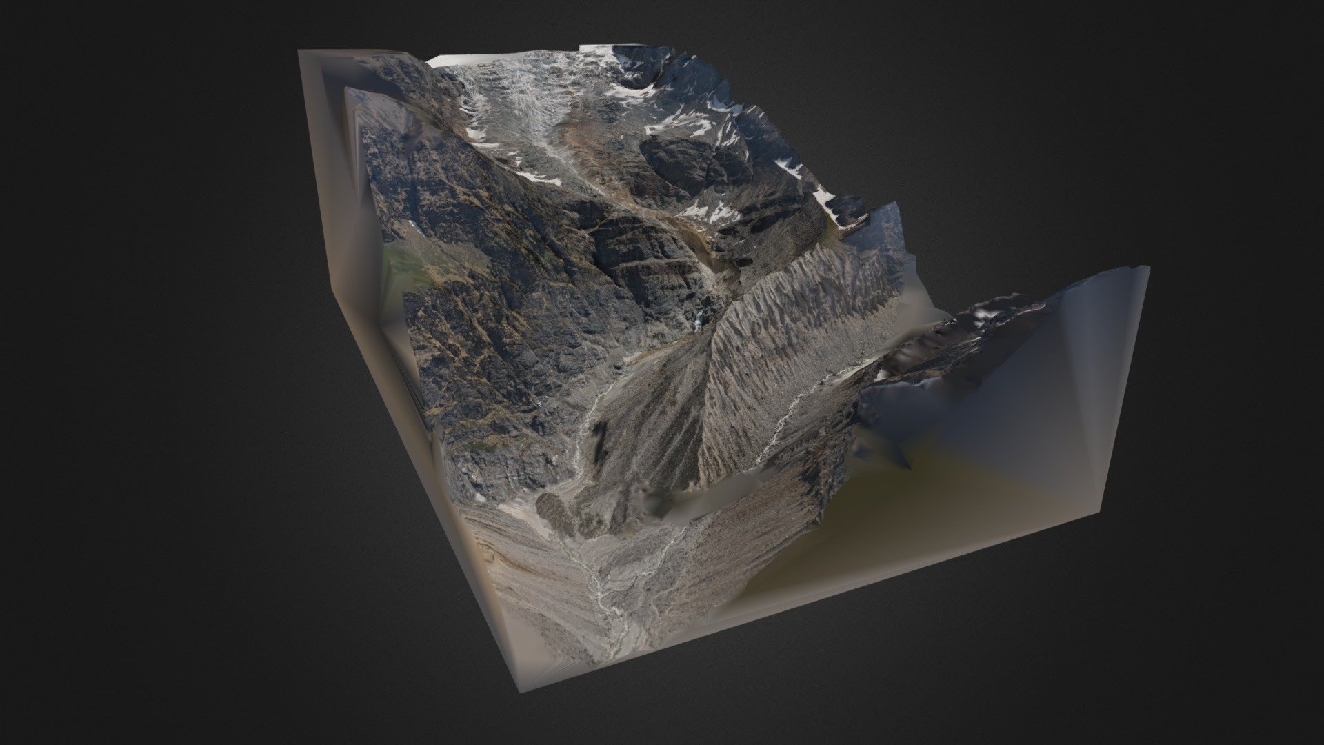 Pindari Glacier's snout region - 3D model by harshitsr [fe82f50 ...