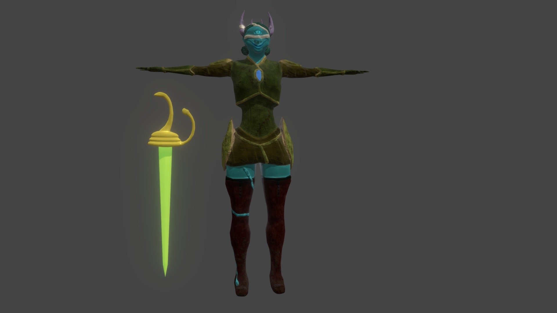 Lilith and Snake Blade - Download Free 3D model by Jordan Little ...