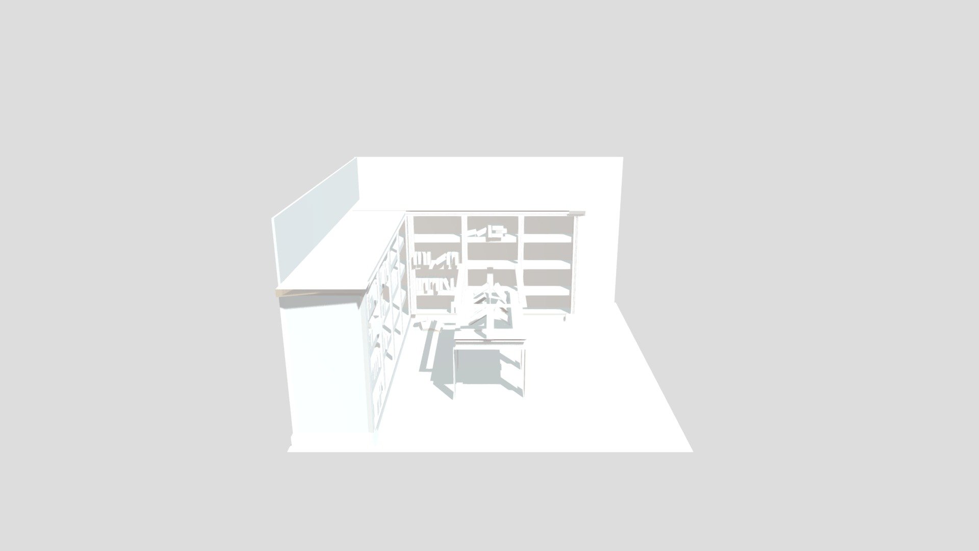 Bookman_ Library03 - 3D model by VeeBeeman [fe83e06] - Sketchfab