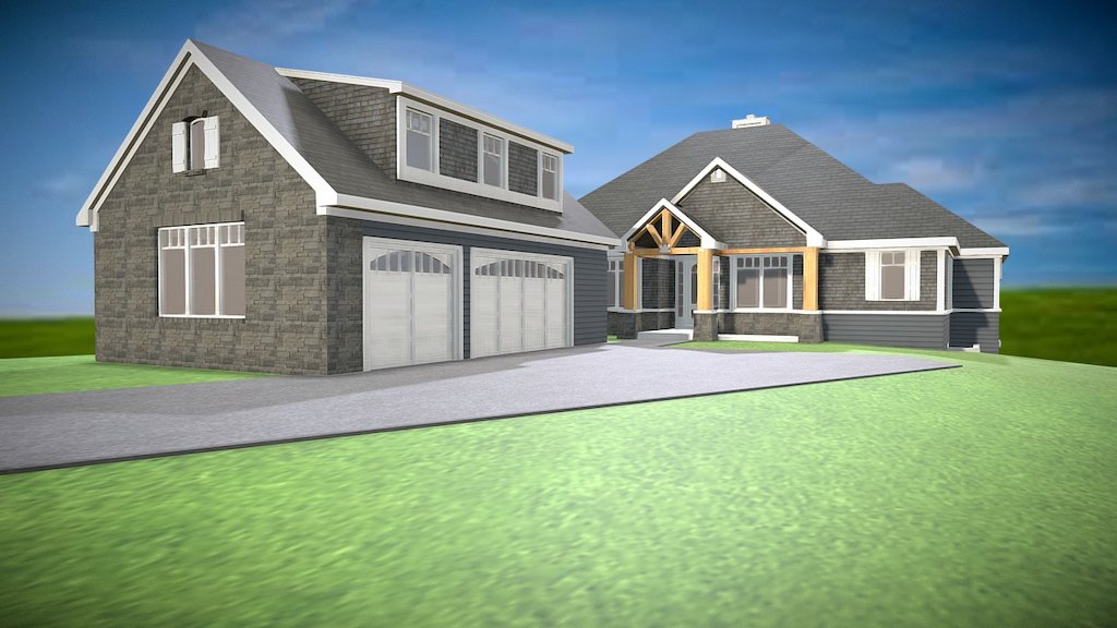 Carroll Residence 01 - 360 spin model of house - 3D model by ...