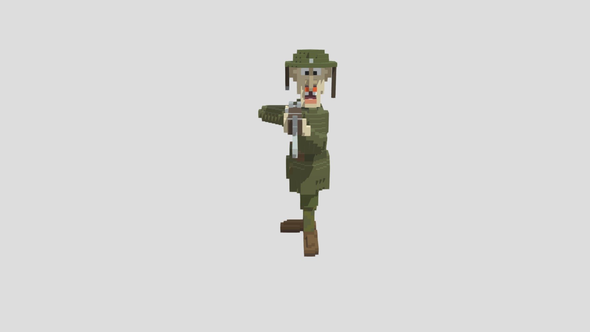 British rifleman WWI - Download Free 3D model by Dmitry Pollack ...