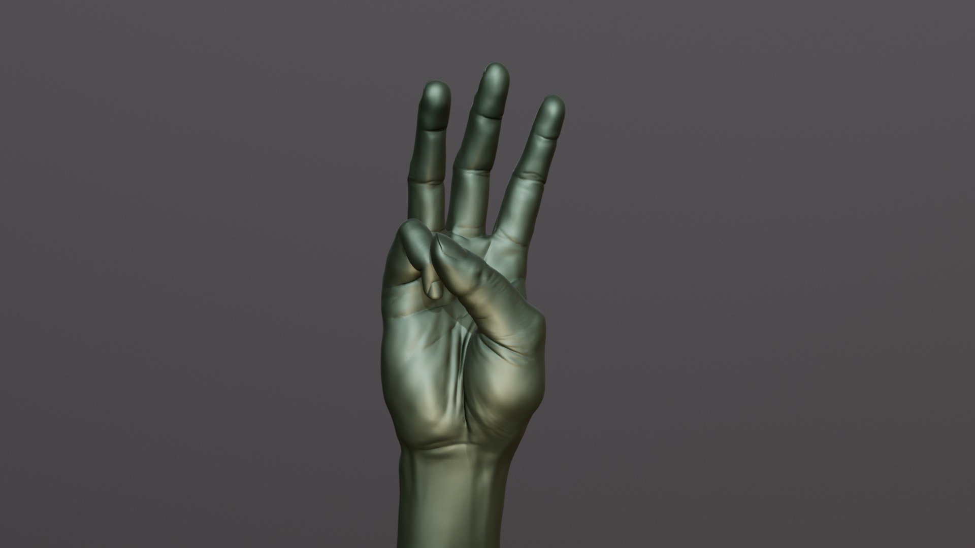 Male Hand Anatomy Study - 3D model by Beau Gerbrands (@beaug) [fe880b9 ...