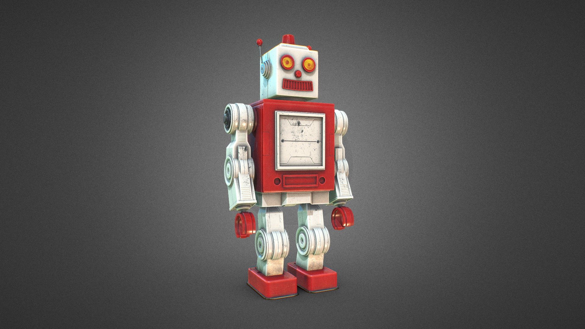 Retro toy robot - Buy Royalty Free 3D model by Alexandre Orlans ...