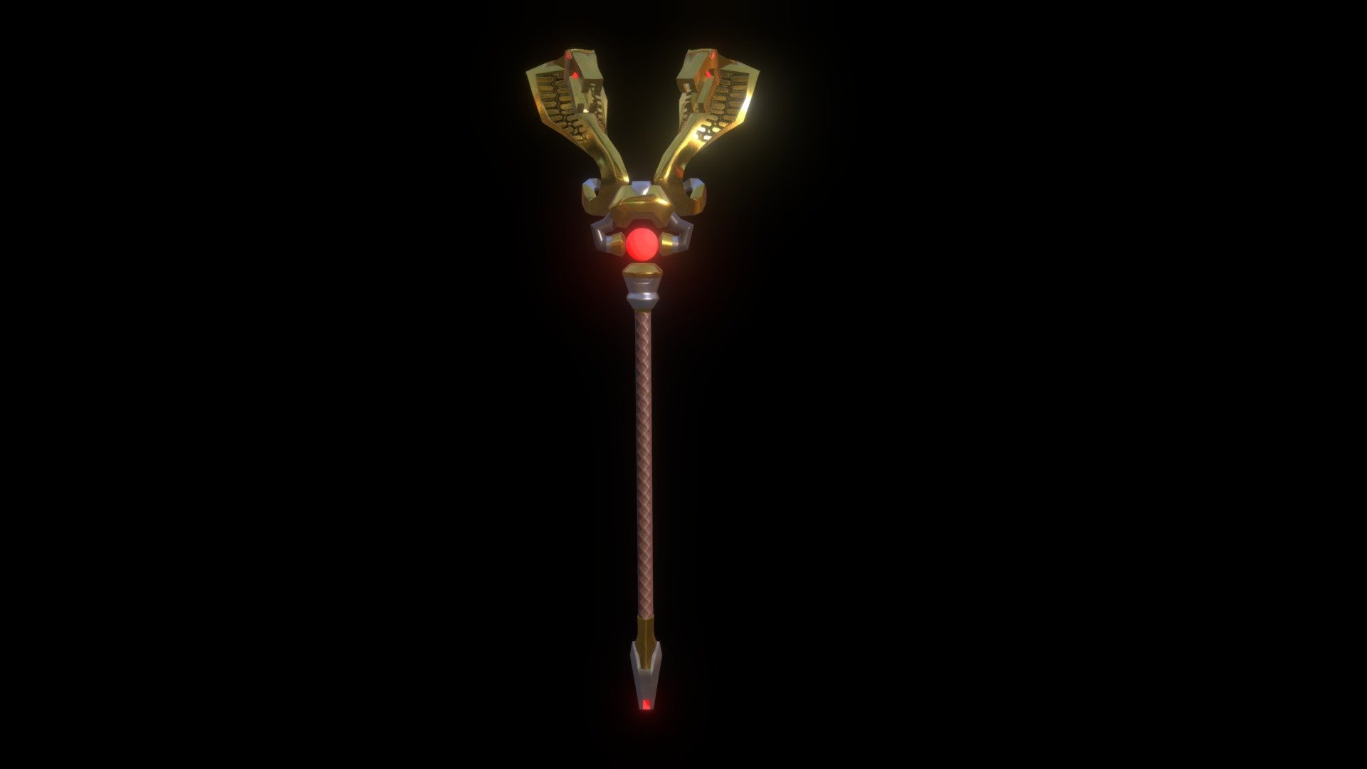 Mage Staff - 3D model by Feed [fe88fdd] - Sketchfab