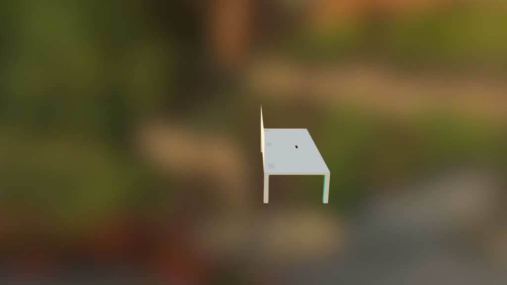 Smart Desk Projected Screen - 3D model by ed3dkc [fe8bc20] - Sketchfab