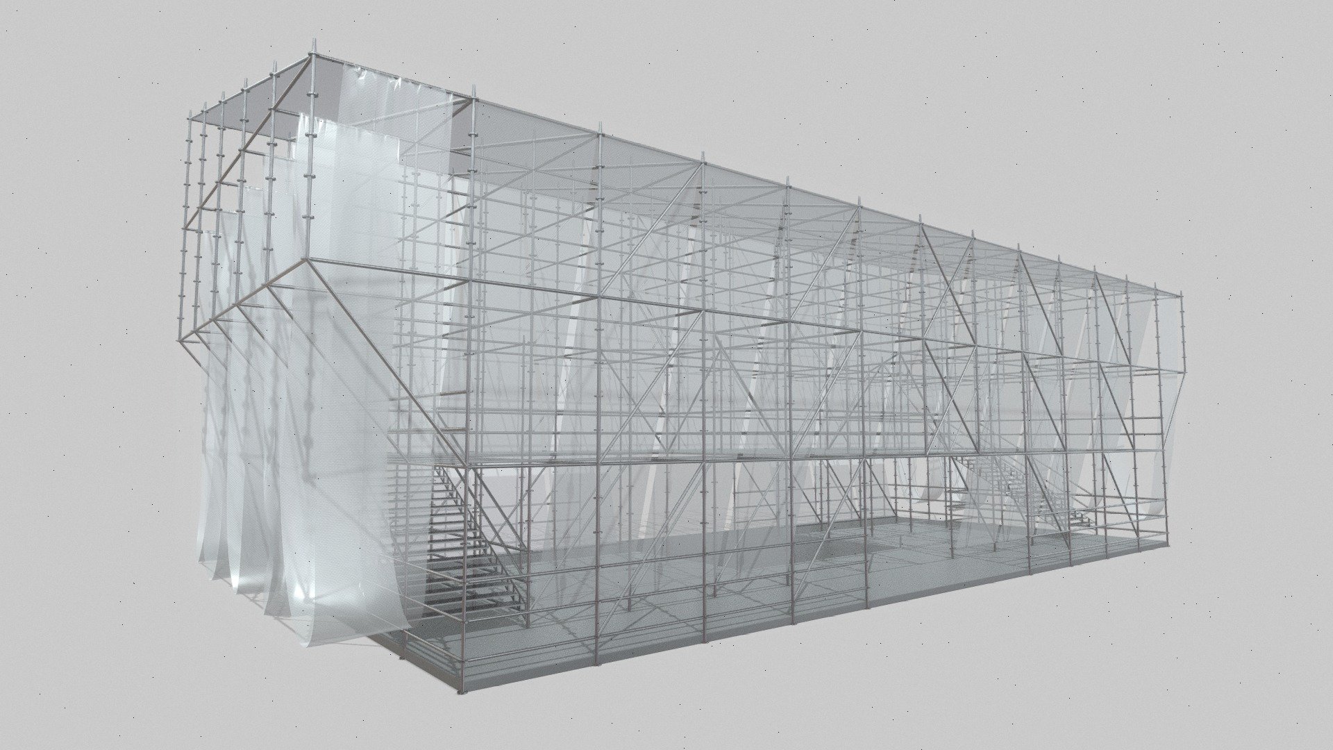 Layher Structure Pavilion 5 - Buy Royalty Free 3D model by CGBee (@cg ...