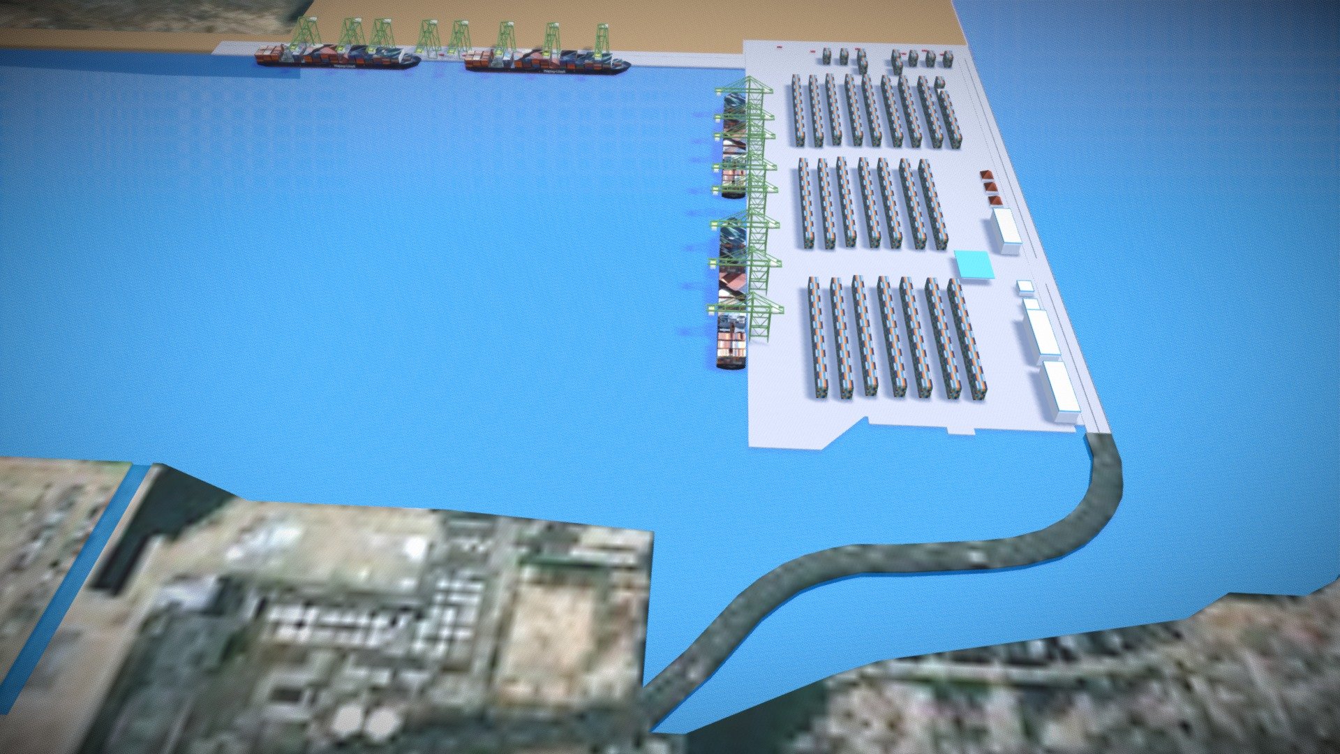 TERMINAL PETIKEMAS KALIBARU - 3D model by blackshark.skr [fe8d454 ...