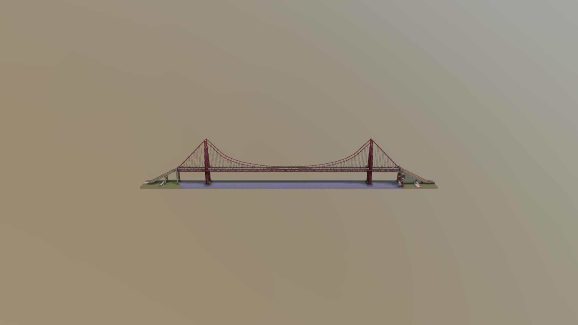 Golden Gates (complete) - Landmark City - 3D model by TheBattleRifle ...