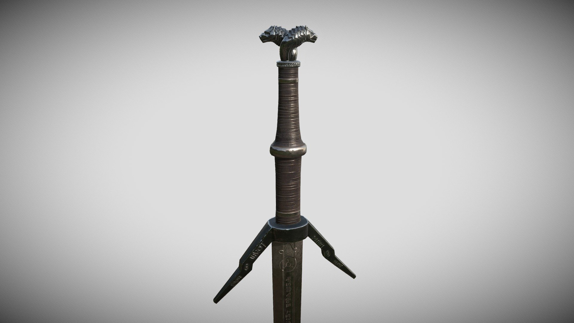 Aerondight Cave - Witcher Swords - Silver Sword - 3D model by ...