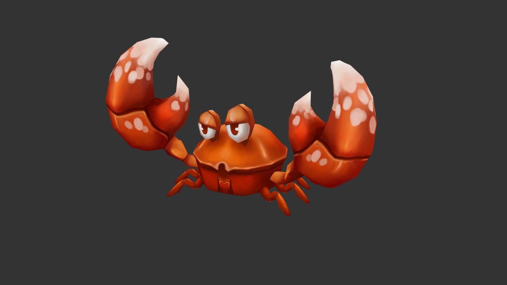 Crab - 3D model by Thunder Cloud Studio (@thundercloudstudio) [fe94b78 ...