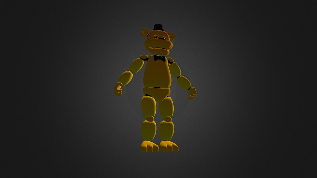 FNAF Golden Freddy - A 3D model collection by Eisha - Sketchfab