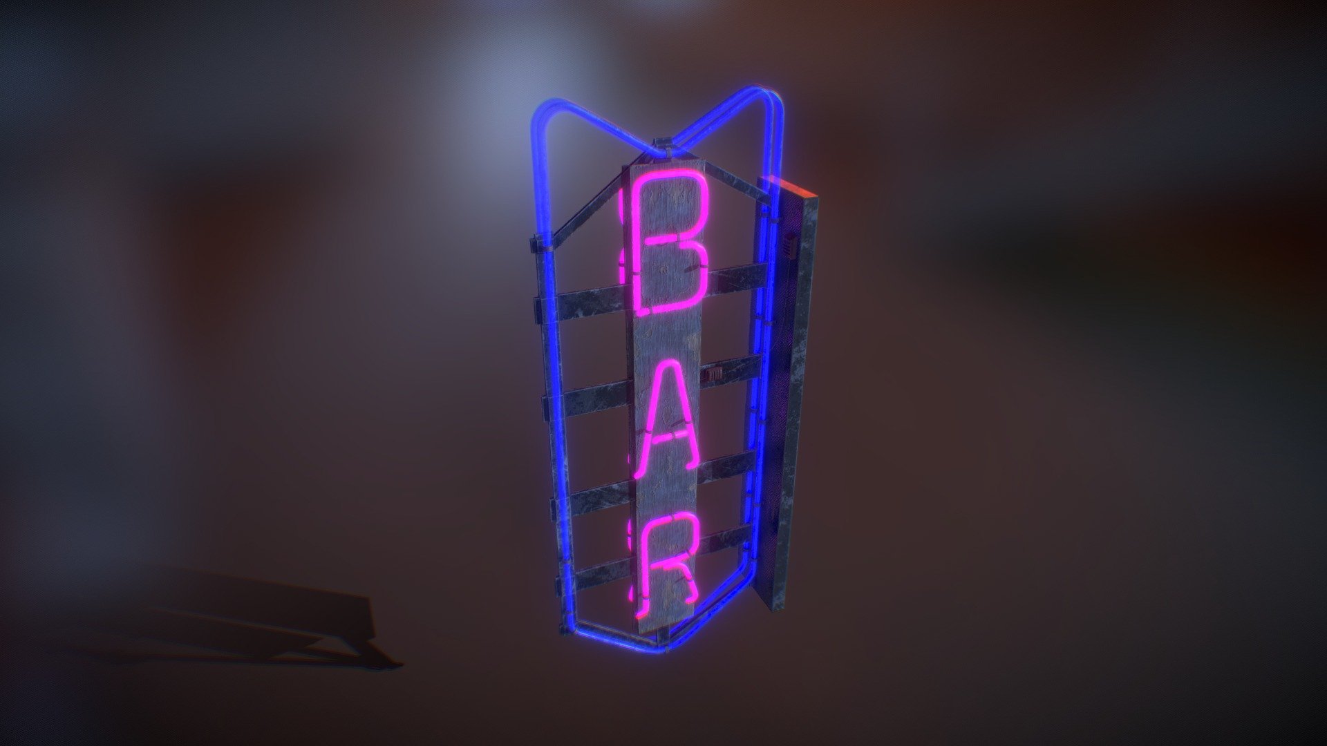 Neon bar sign 2 - Buy Royalty Free 3D model by Mellora [fe9597f ...