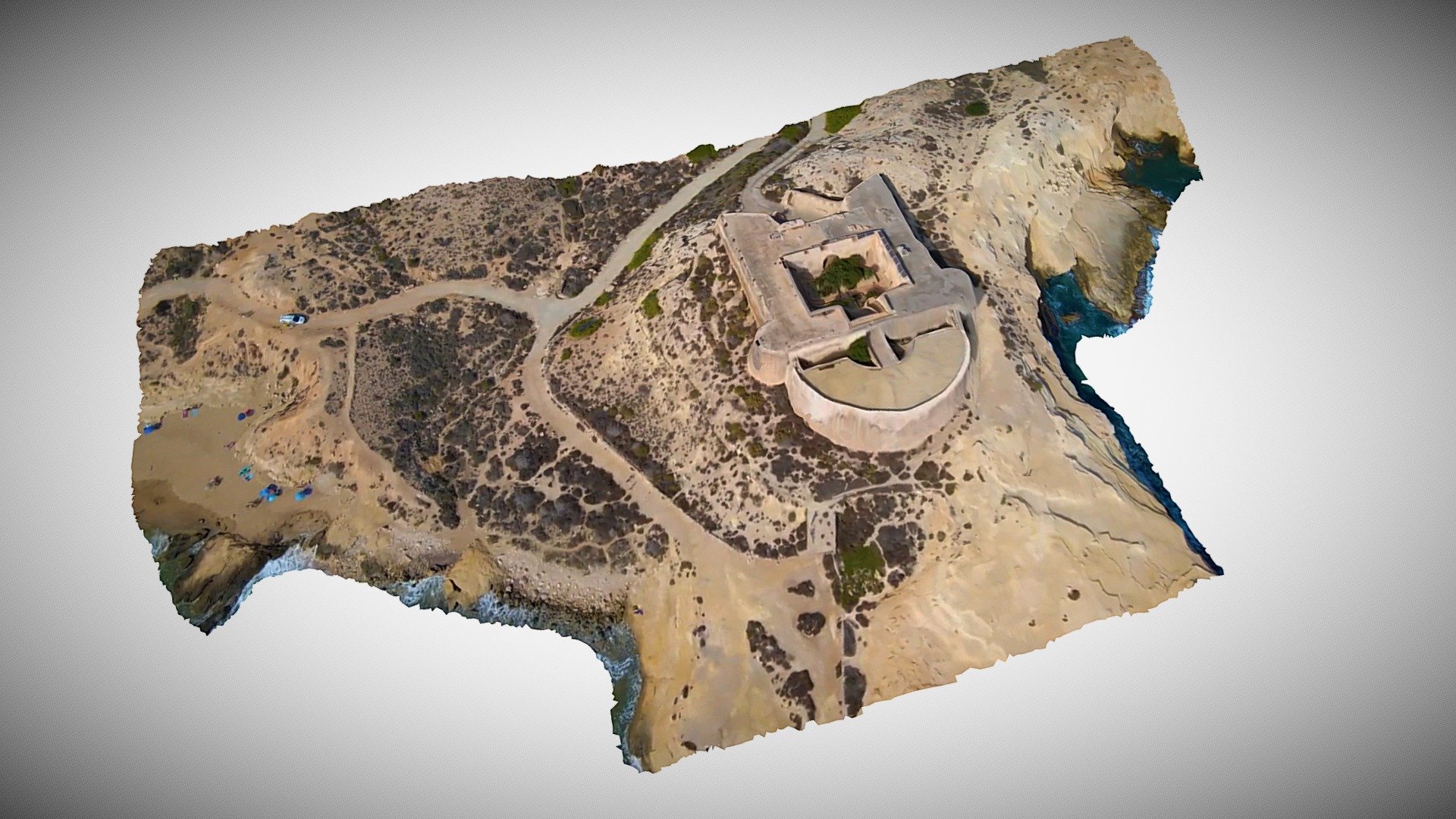 Castillo de San Ramon, Spain - Download Free 3D model by Sara Carena ...
