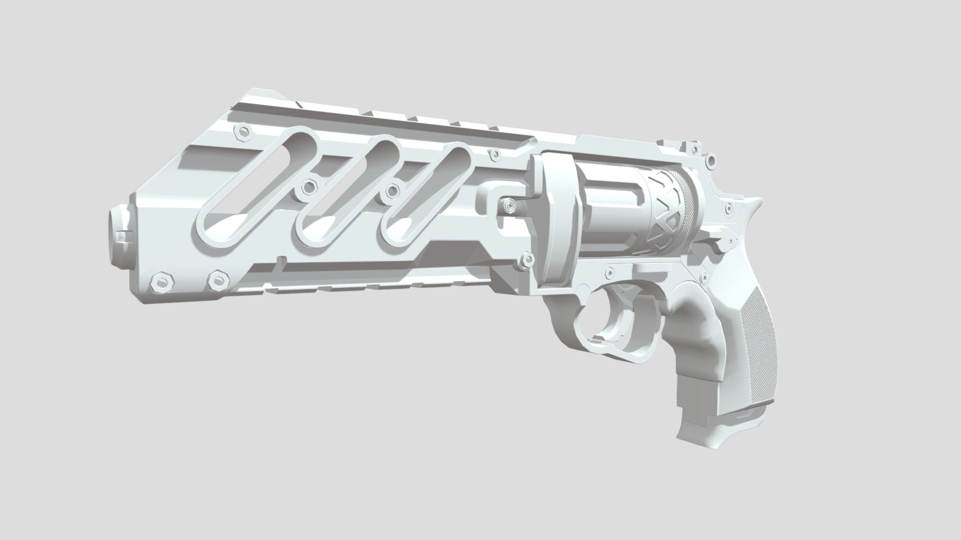 Scifi Gun - Download Free 3D model by htanke [fe968c6] - Sketchfab