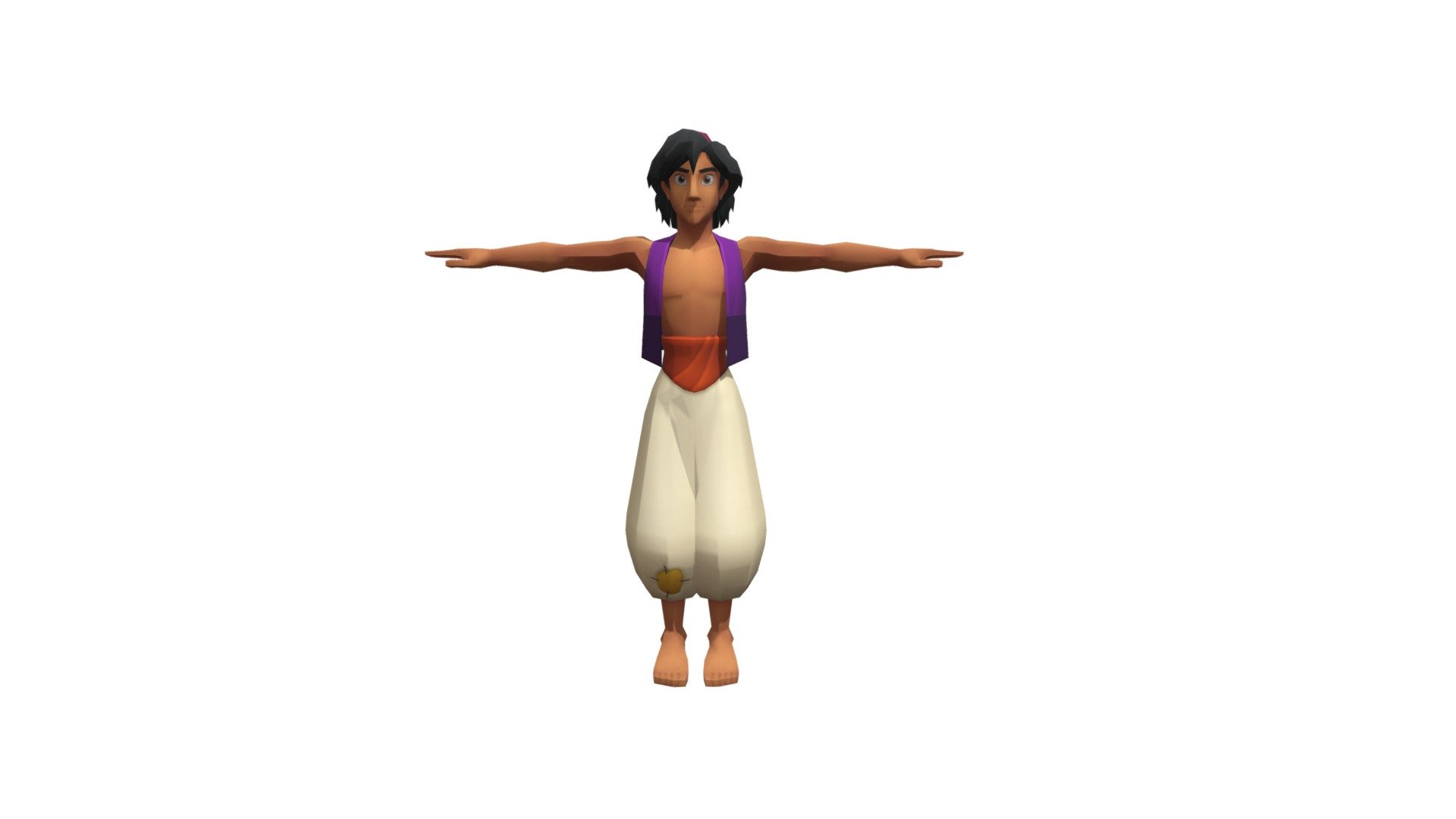 Aladdin - Download Free 3D model by gaddiellartey2010 [fe97040] - Sketchfab