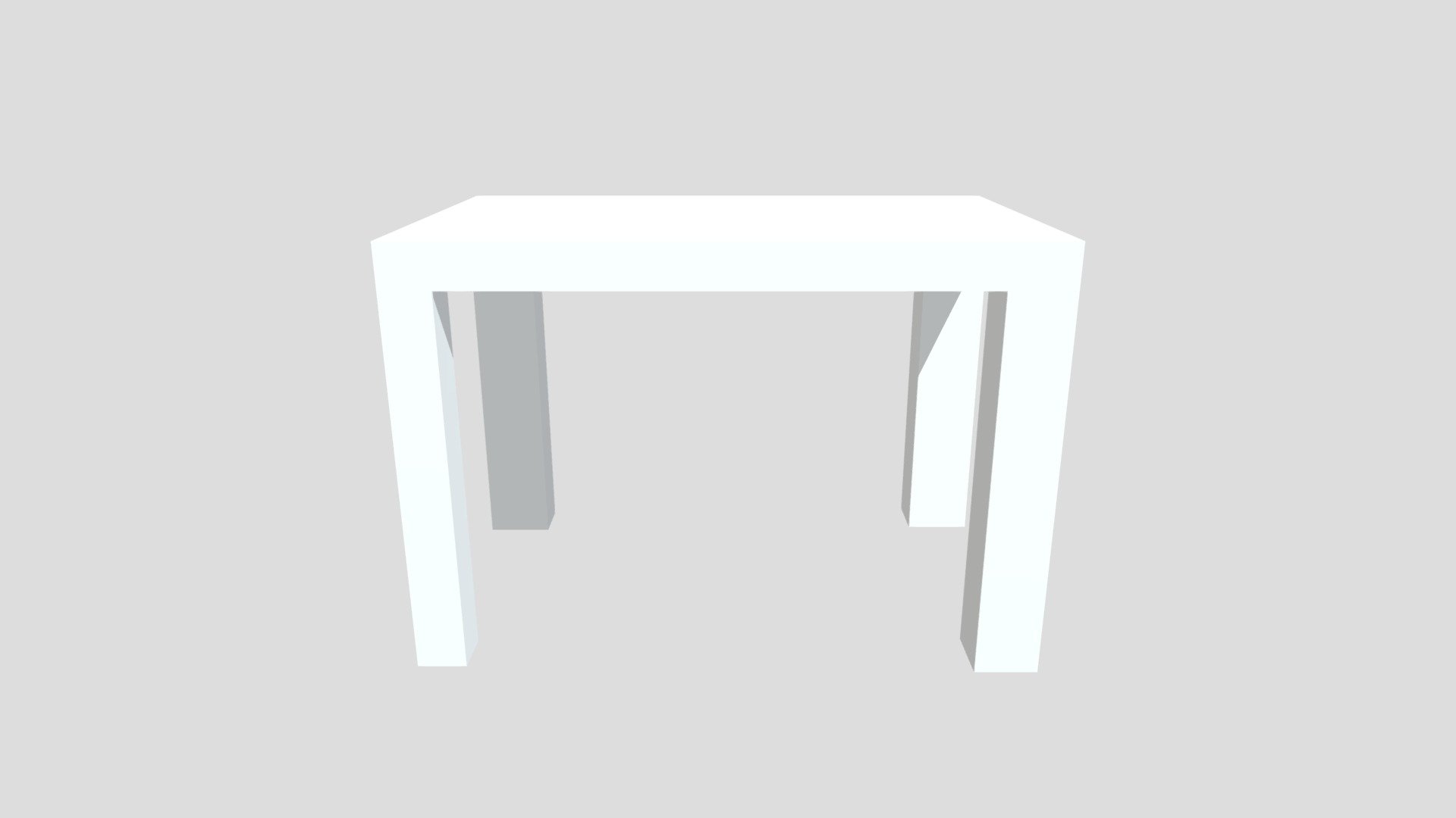 Simple Table - Download Free 3D model by Daniel (@daniel250) [fe97608 ...