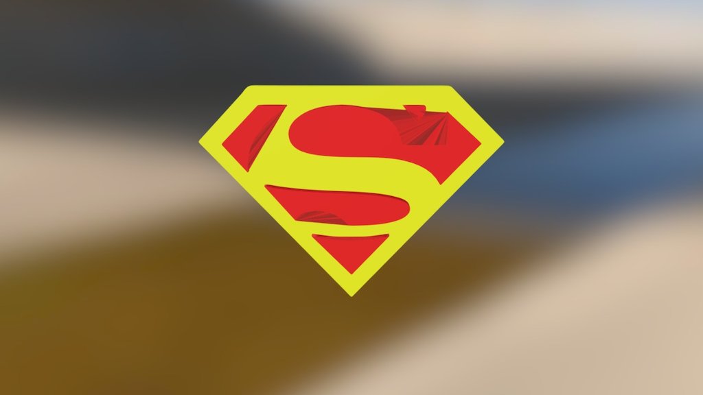 LOGOSUPERMAN - 3D model by josdvp [fe97972] - Sketchfab