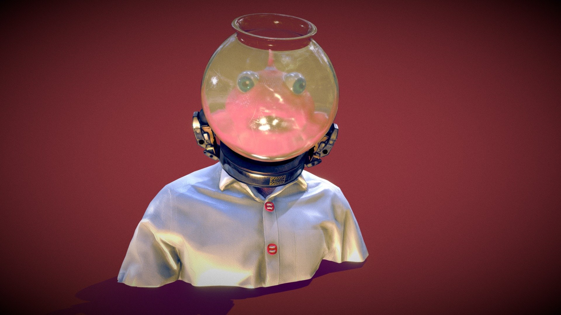 Mr Fish-Head - Download Free 3D model by theunclerulez (@f.zimbaldi ...