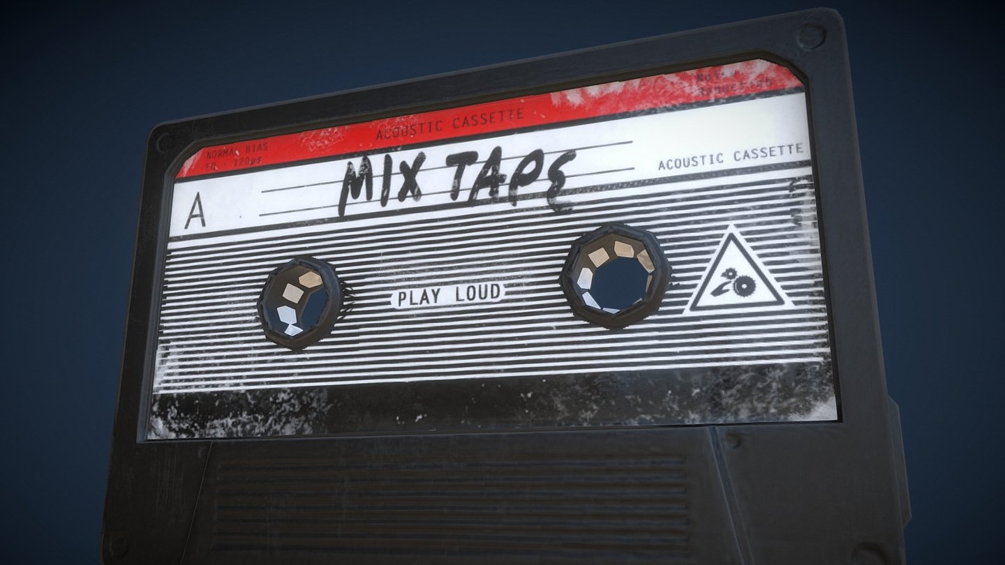Mix Tape - Low poly game collectible - 3D model by ericfear [fe97f3b ...