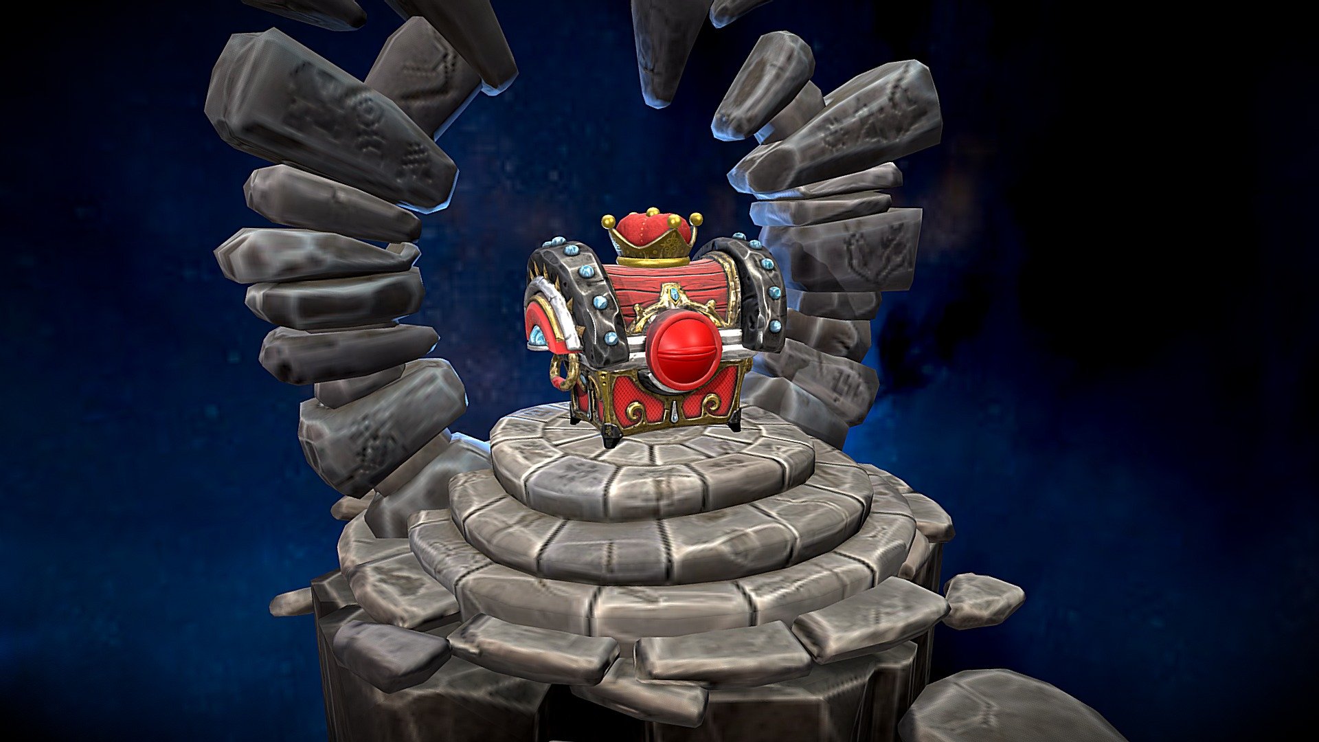Royal Chest - 3D model by Pegeault baptiste (@xbp28) [fe99331] - Sketchfab