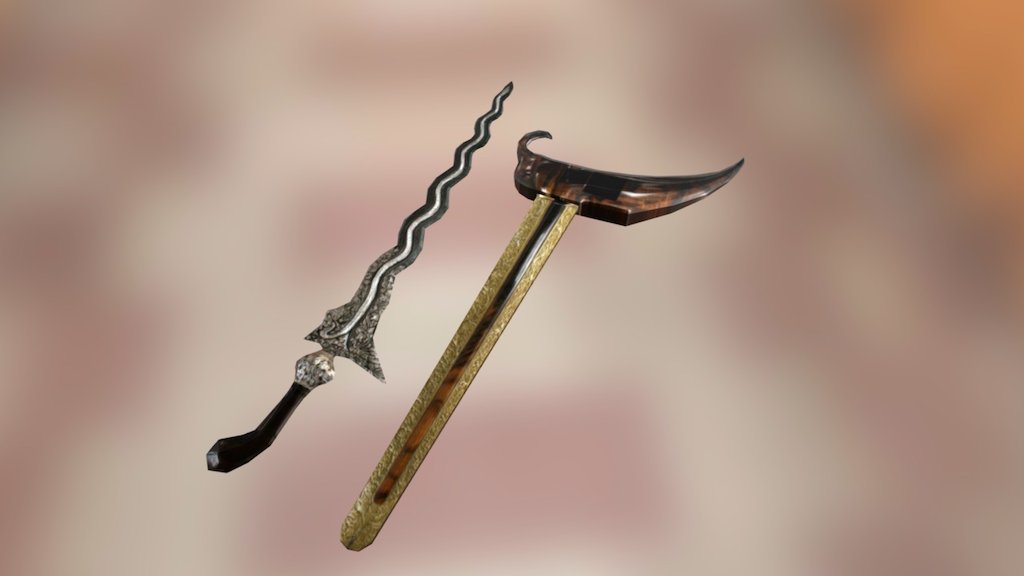 Keris - 3D model by deorendy [fe99d54] - Sketchfab