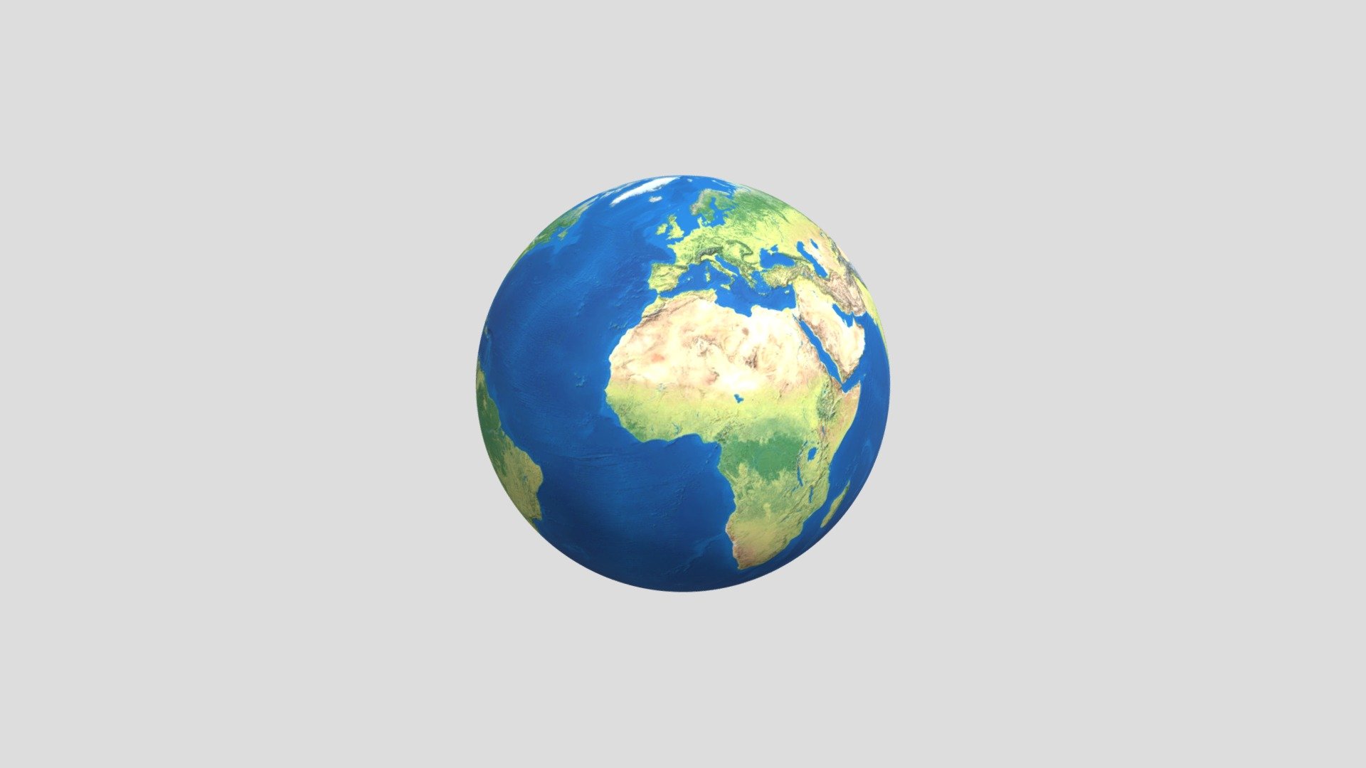Earth Globe Physical World Map - 3D model by ignacioivas [fe9a7ac ...