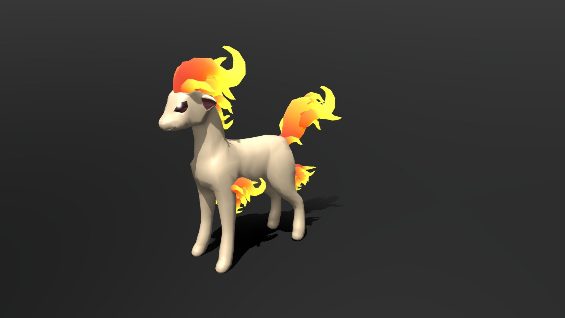 Ponyta - 3D model by albertotkd [fe9ba5f] - Sketchfab
