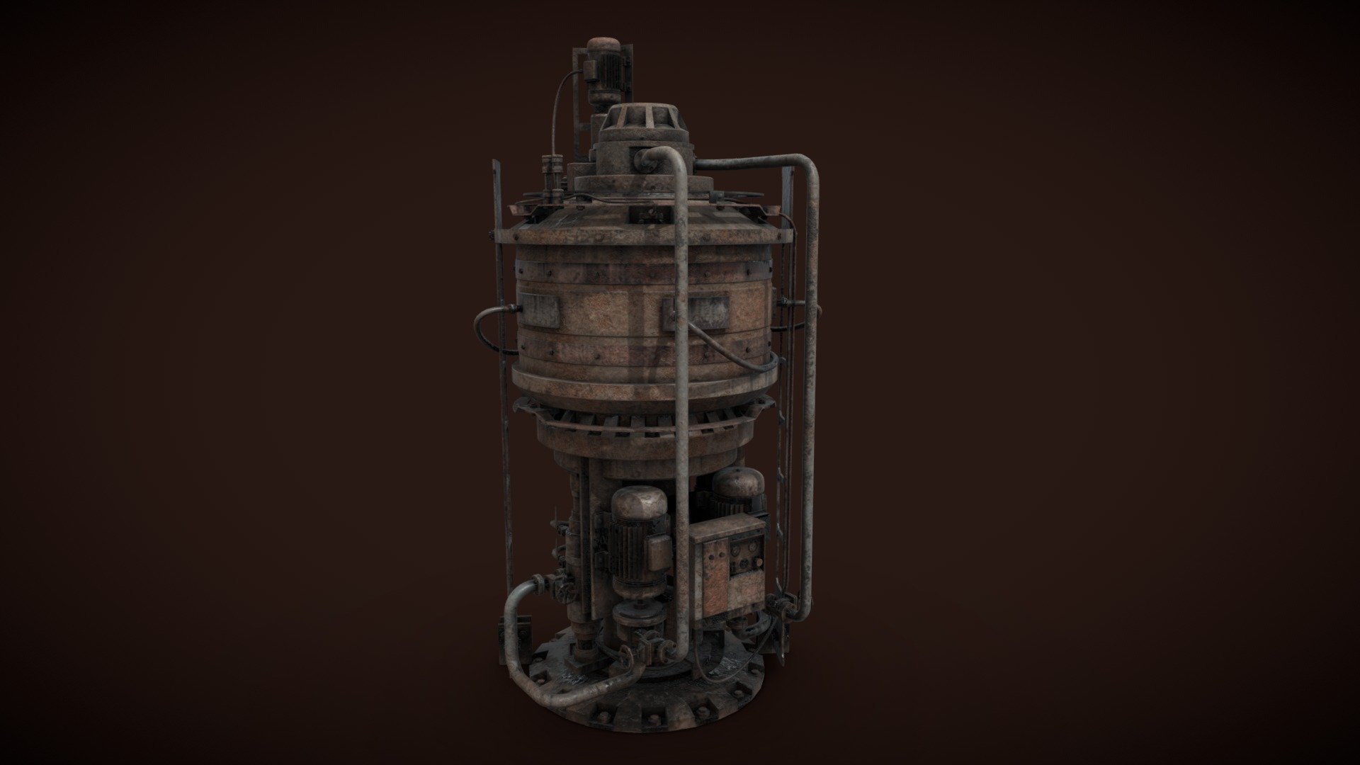 Rusted machinery device - Buy Royalty Free 3D model by maxpsr [fe9c808 ...
