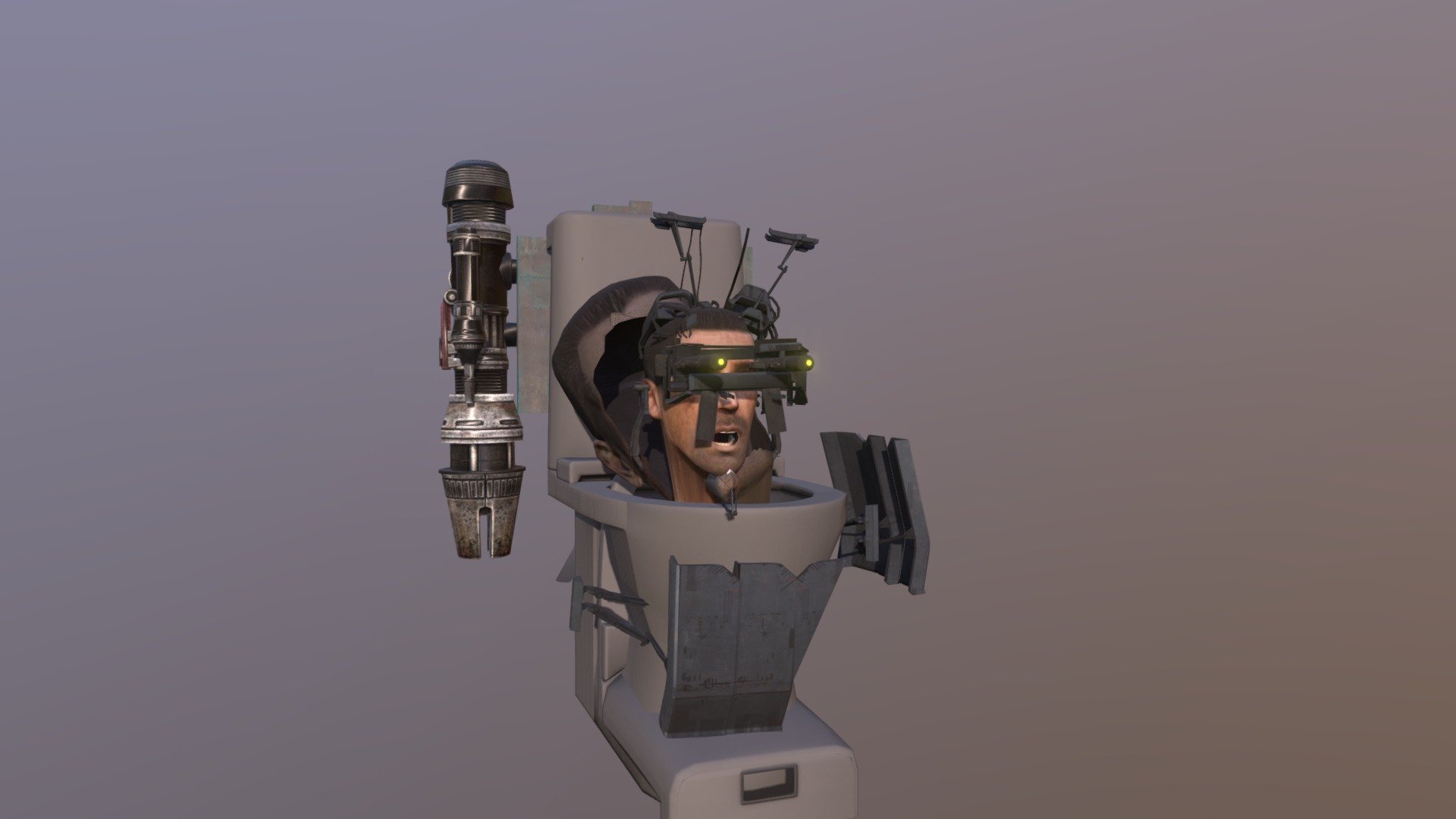 Destroyed G-Clone Toilet - Download Free 3D model by User09 ...