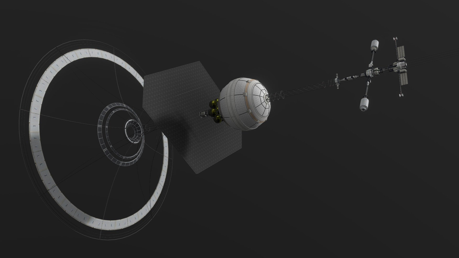 'A Chandelier' - Interstellar Vehicle (2024) - 3D model by retro ...