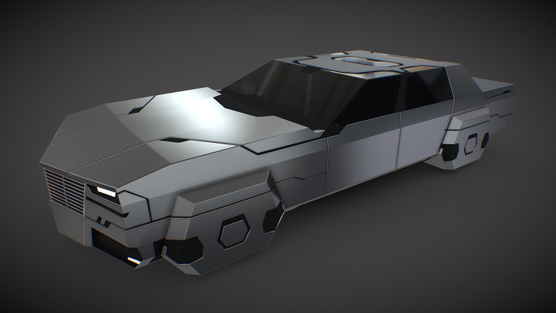 FREE Sci-Fi Vehicle 008 reg - public domain(CC0) - Download Free 3D ...